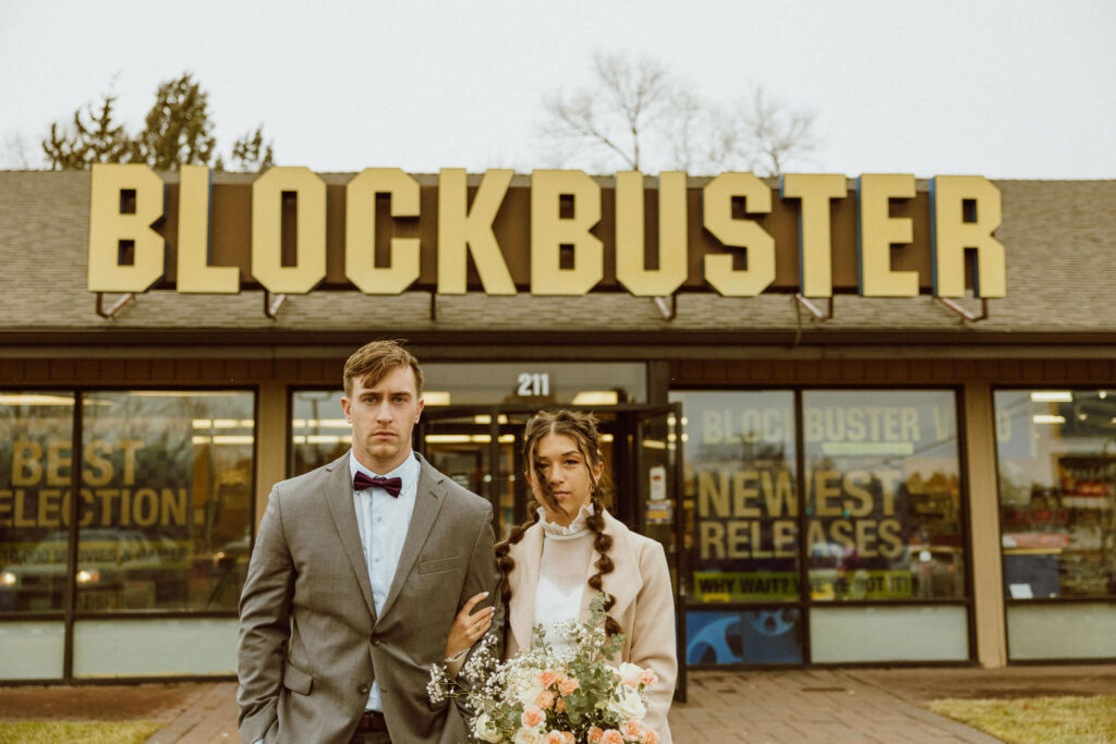 The Last Blockbuster Vintage Elopement | Esther Rohr Photography