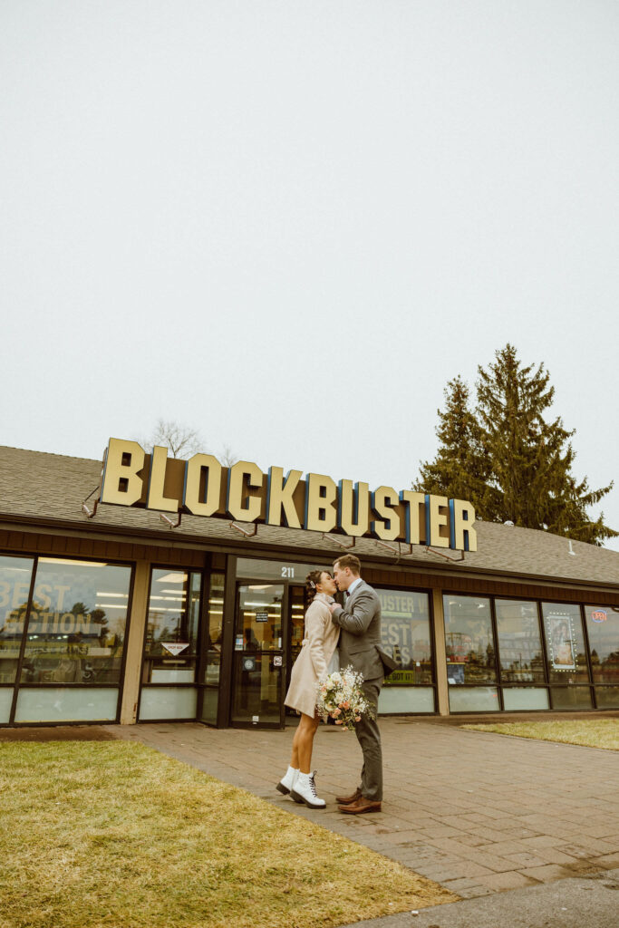 The Last Blockbuster Vintage Elopement | Esther Rohr Photography